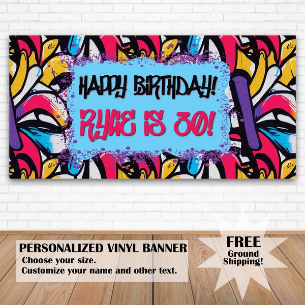 Graffiti Party Decorations - Etsy