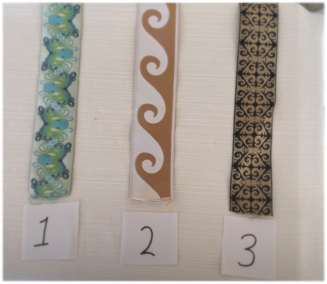 Drapery Ribbon/ Decorative Ribbons/ Drapery Embellishments/ Ribbon by ...