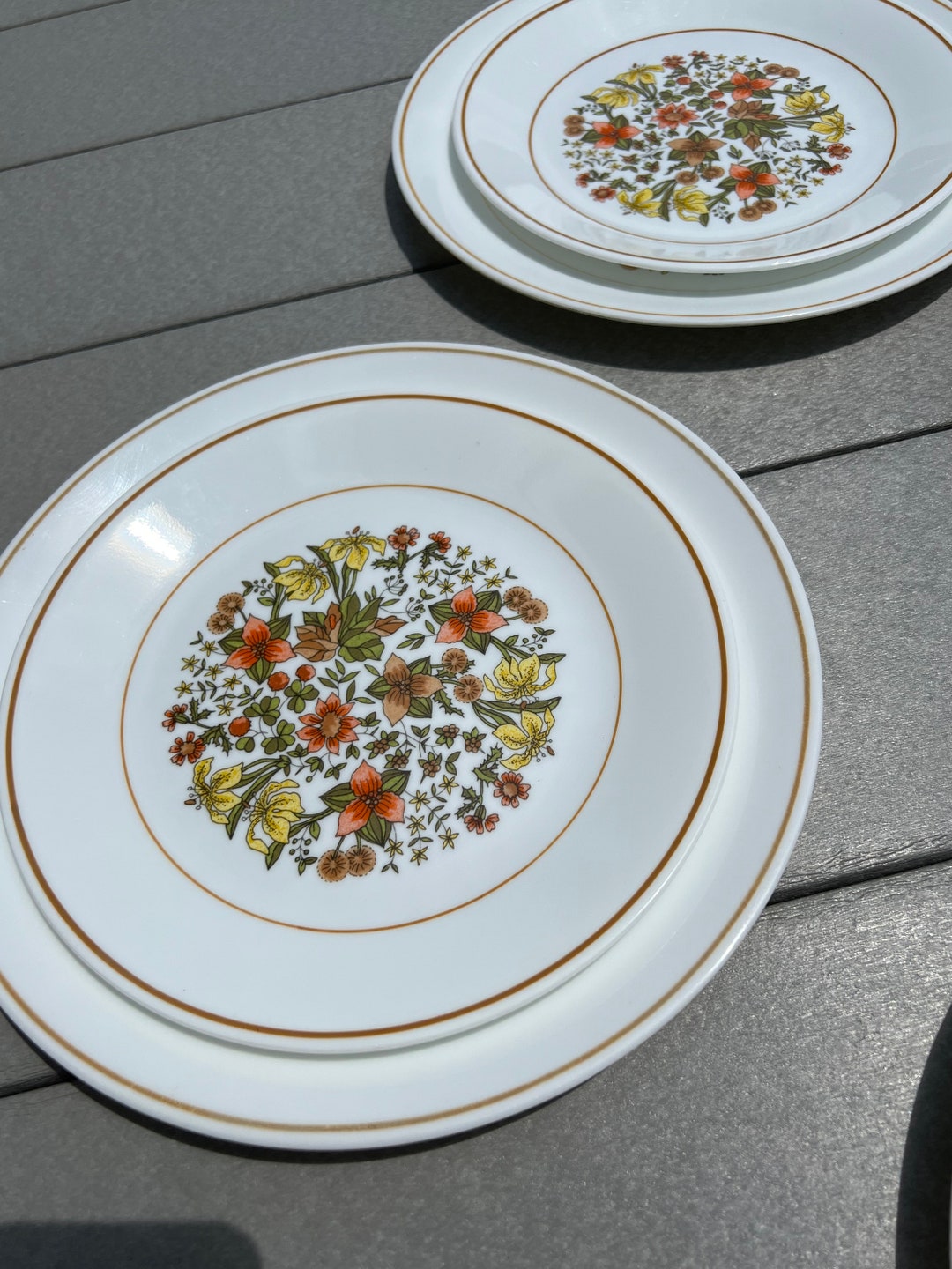 Indian Summer Corelle Plates - Etsy