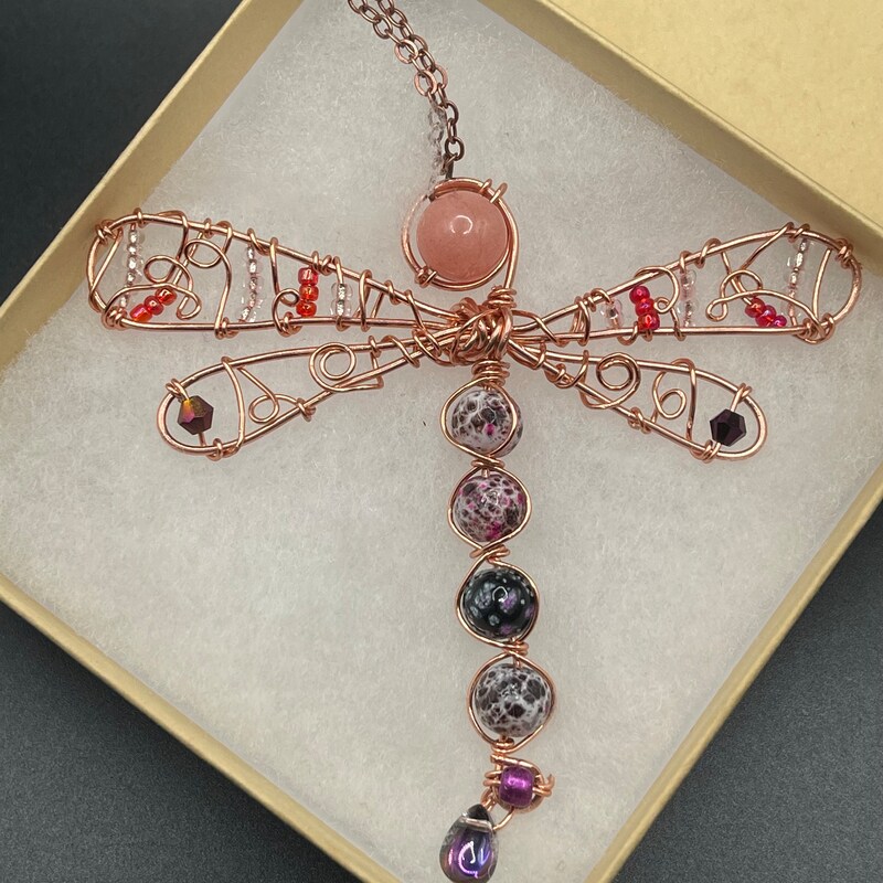 Wire Wrapped Dragonfly - Etsy