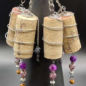 Repurposed Wine Cork Key Chain - Etsy