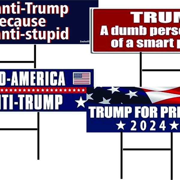 Anti. Trump Sign - Etsy