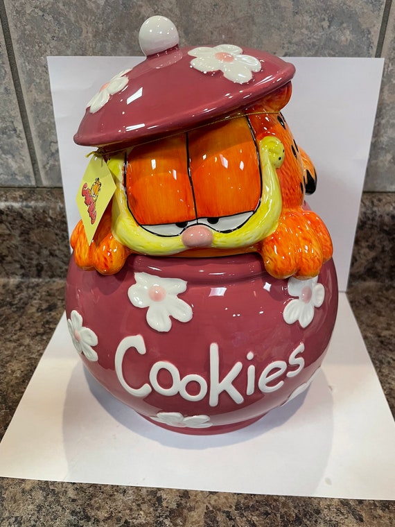 Garfield Cookies Cookie Jar - Etsy