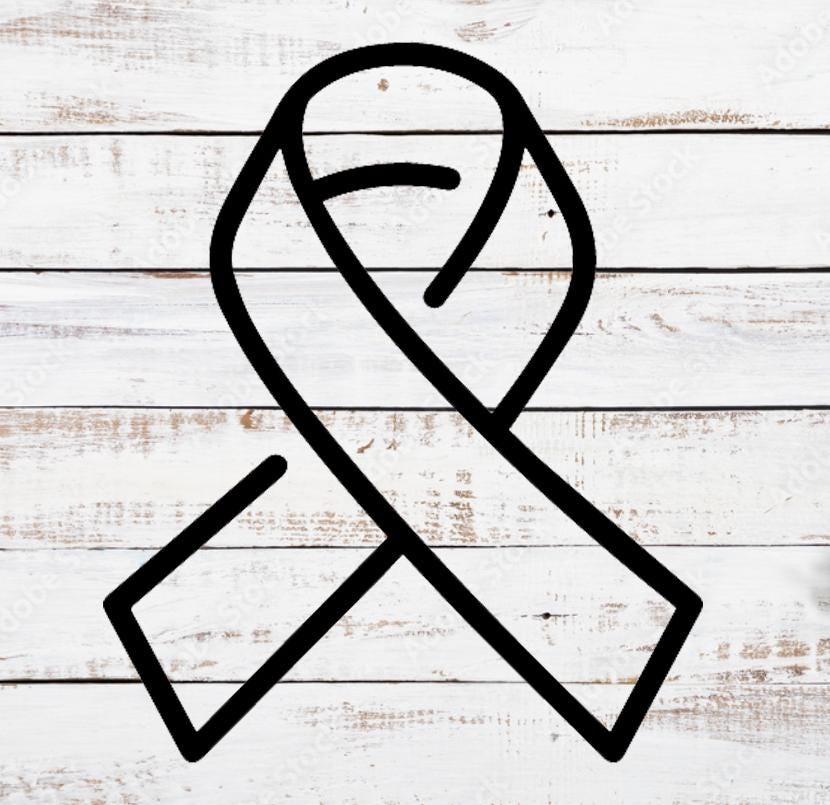 Cancer Awareness Ribbon, Healthcare Decal, Cancer Sticker, Car Decal ...