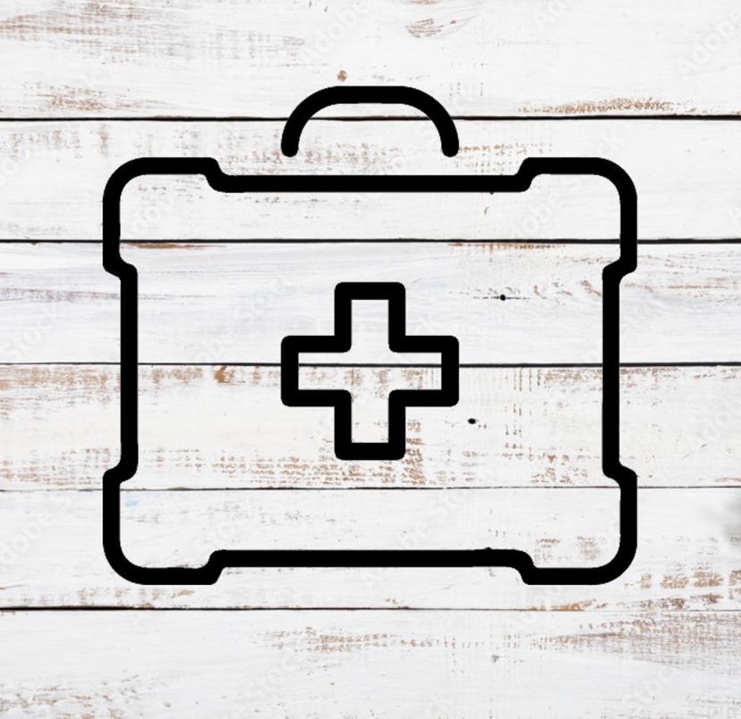 First Aid Kit Decal, Healthcare Decal, Car Decal, Laptop Decal ...