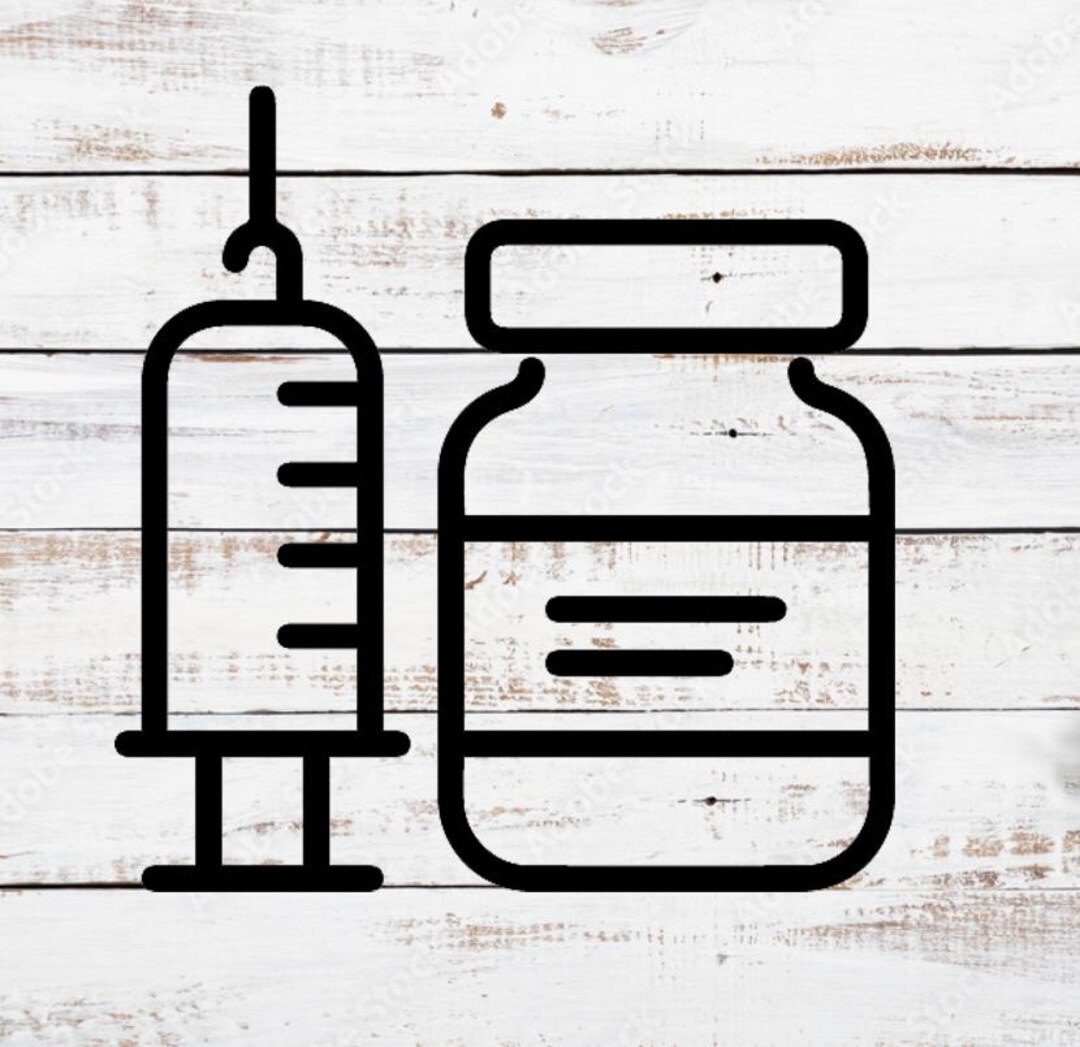 Medicine Decal, Healthcare Decal, Injection Sticker, Healthcare Sticker ...