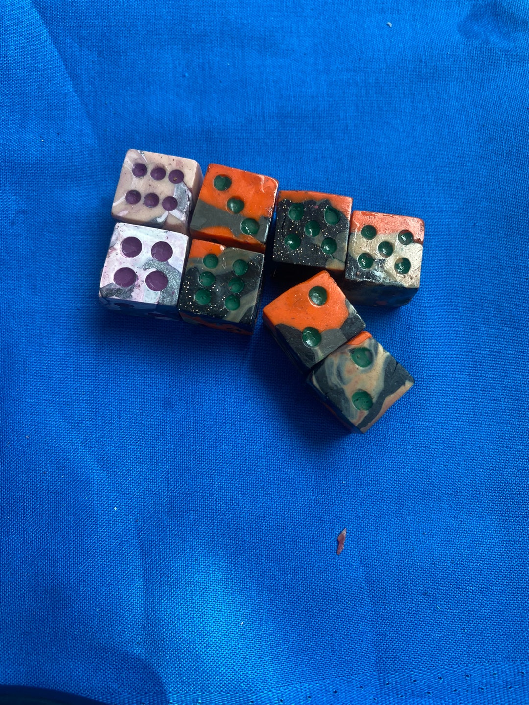 Custom Polymer Clay Dice - Etsy