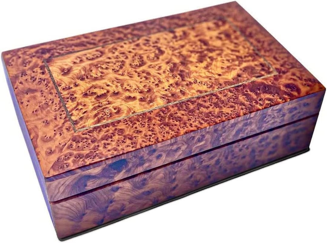 Thuya Wood Box Handcarved Wooden Multipurpose Keepsake Jewelry ...