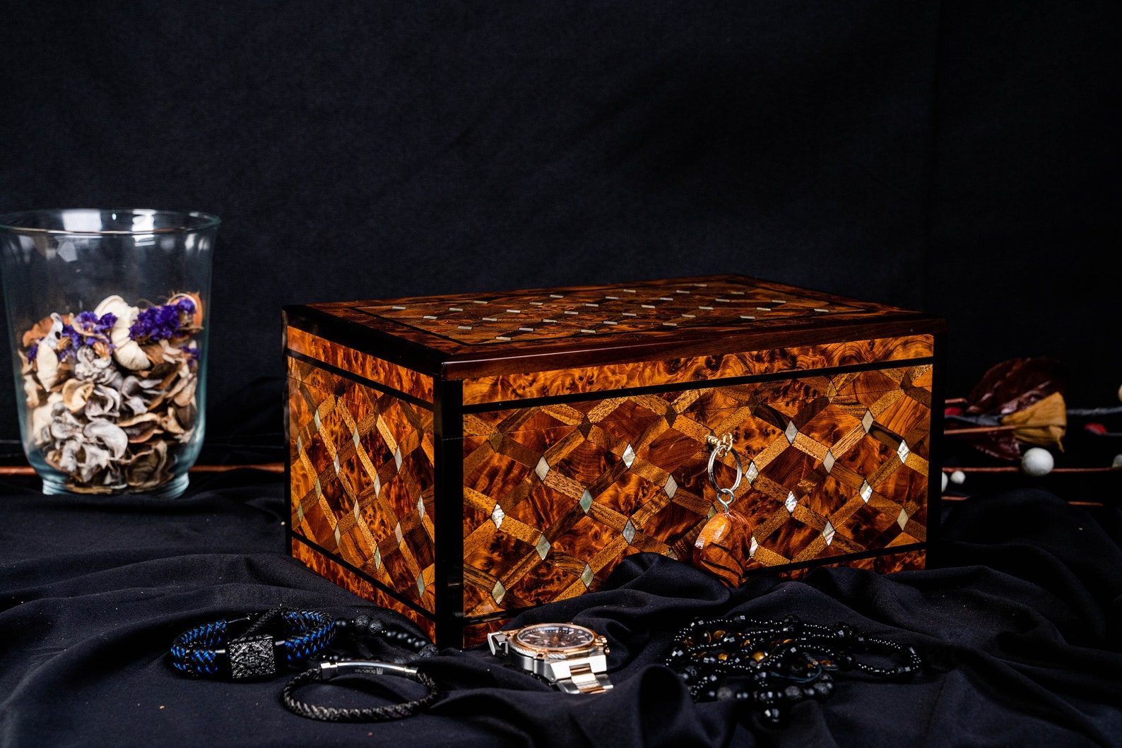 Thuya Hand Carved Wooden Box Keepsake Box Storage Jewelry - Etsy