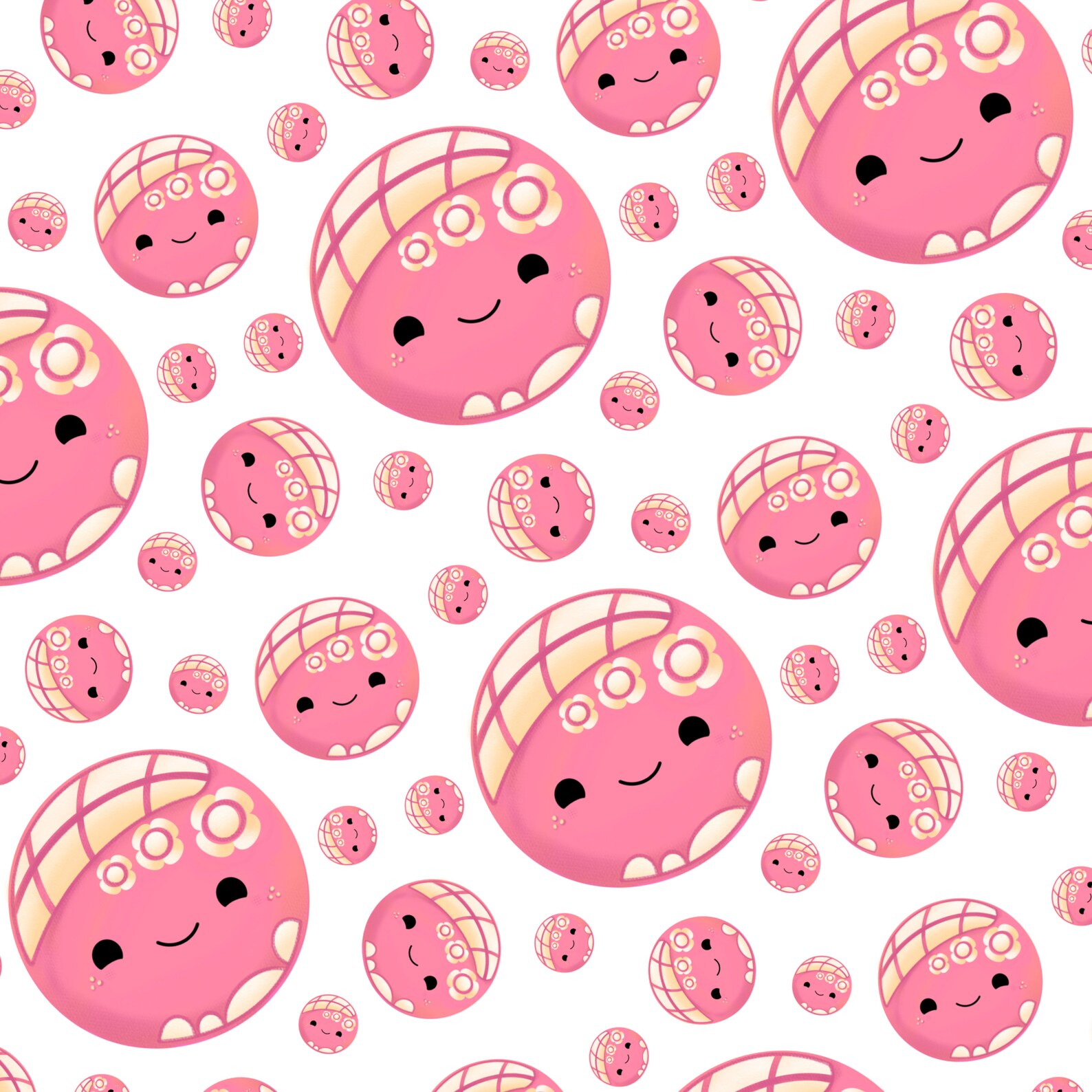 Conchas, Pan Dulce Clip Art, Pan Dulce PNG, Pan Dulce Mexicano, Mexican ...