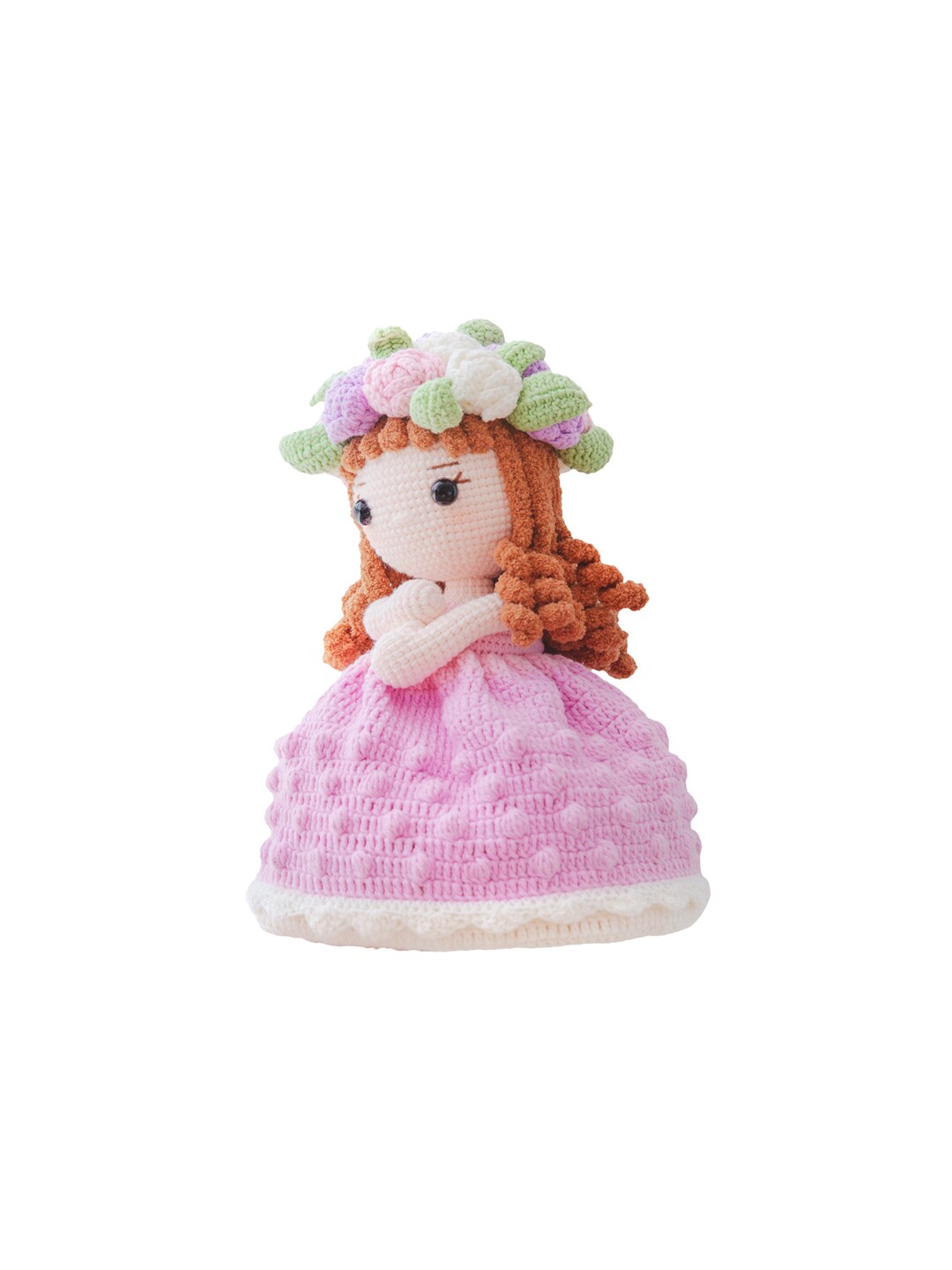 Flower Princess Knitting Pattern ENG PDF | Flower Bouquet and Bride ...