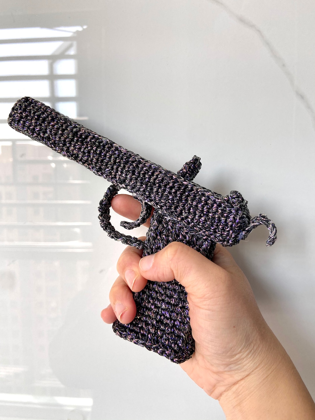 Handknitted Pistol Pattern ENG PDF | Not Finished Product | Amigurumi ...