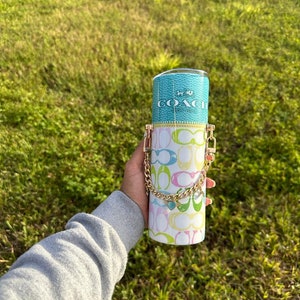 Vaso De Bolso Coach, Vaso Flaco Con Diseño De Cuero, Sublimación De 20 ...