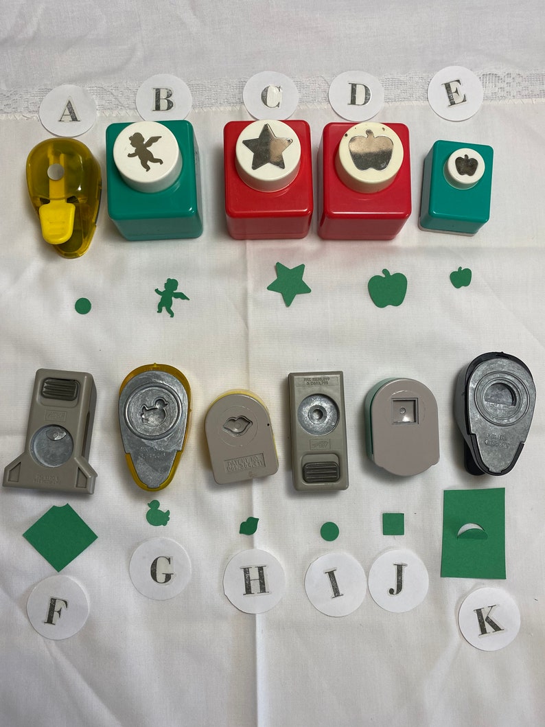 Miniature Decorative Paper Punch Assorted Shapes - Etsy