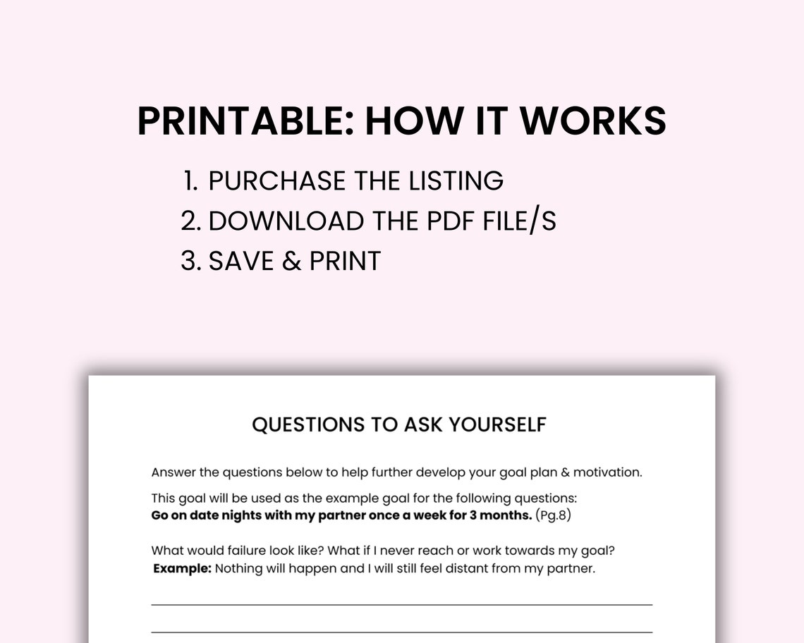 Goal Planning Workbook, Goal Planner, Goal Planning, Goal Planning ...