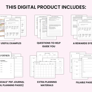 Goal Planning Workbook, Back to School, School Must Haves, Academic ...
