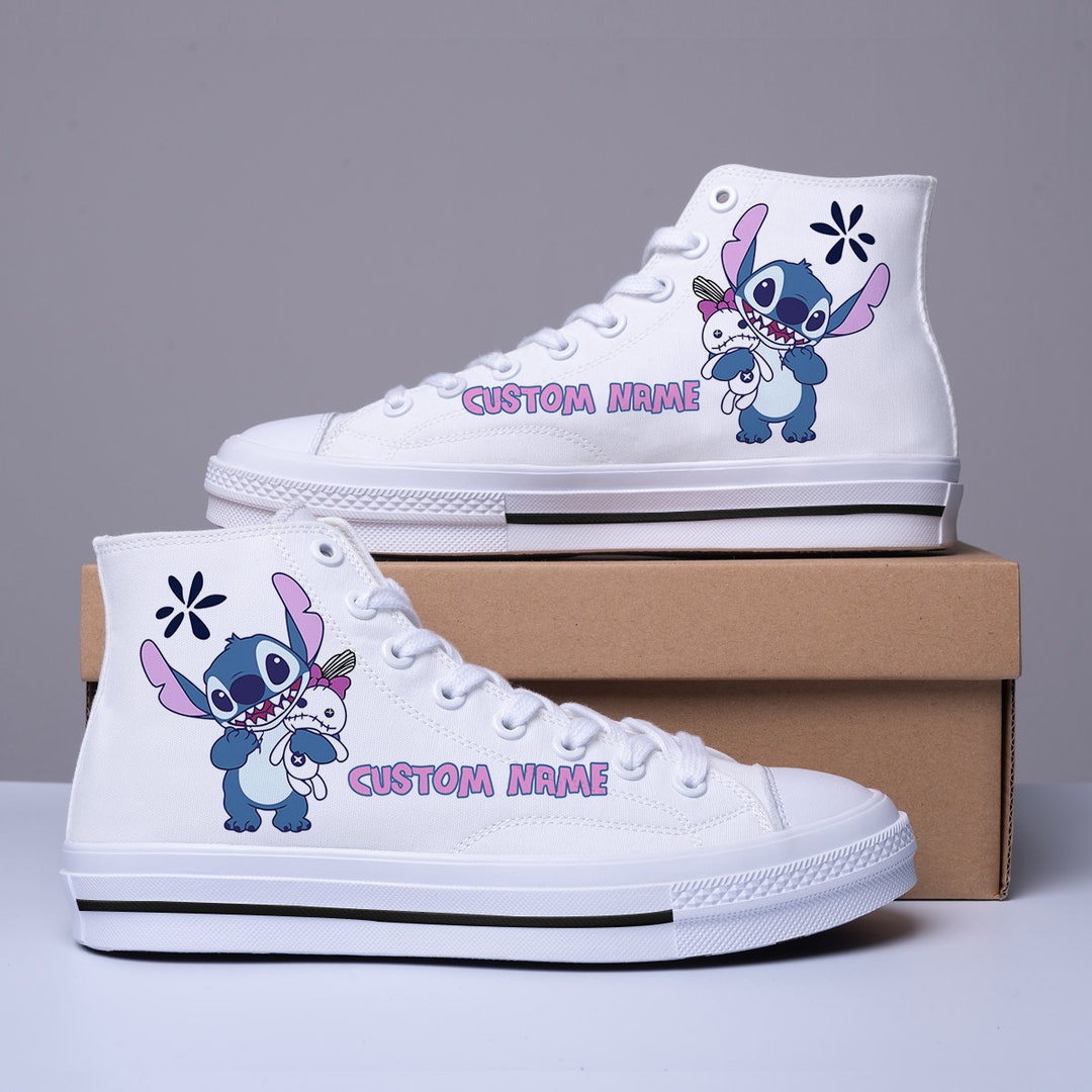Stitch Shoes Sneaker Stitch Birthday Gifts Birthday Kid - Etsy