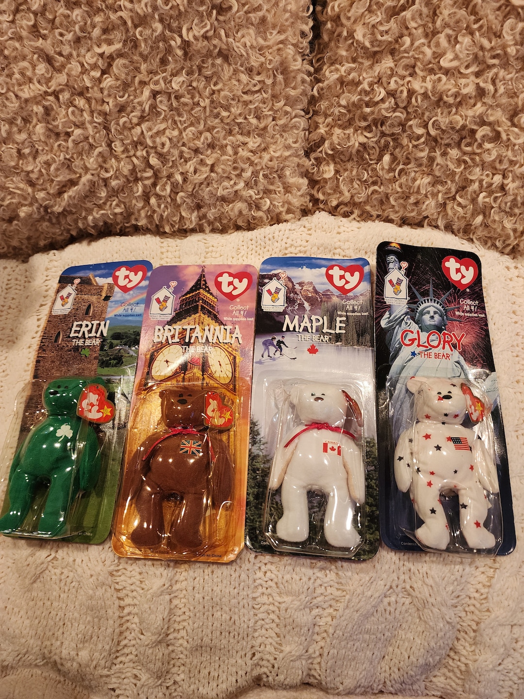 Vintage Ty Mcdonald's Beanie Baby Bears Full Collection 1999 Erin ...