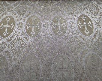 Gold and White Liturgical Fabric - Etsy