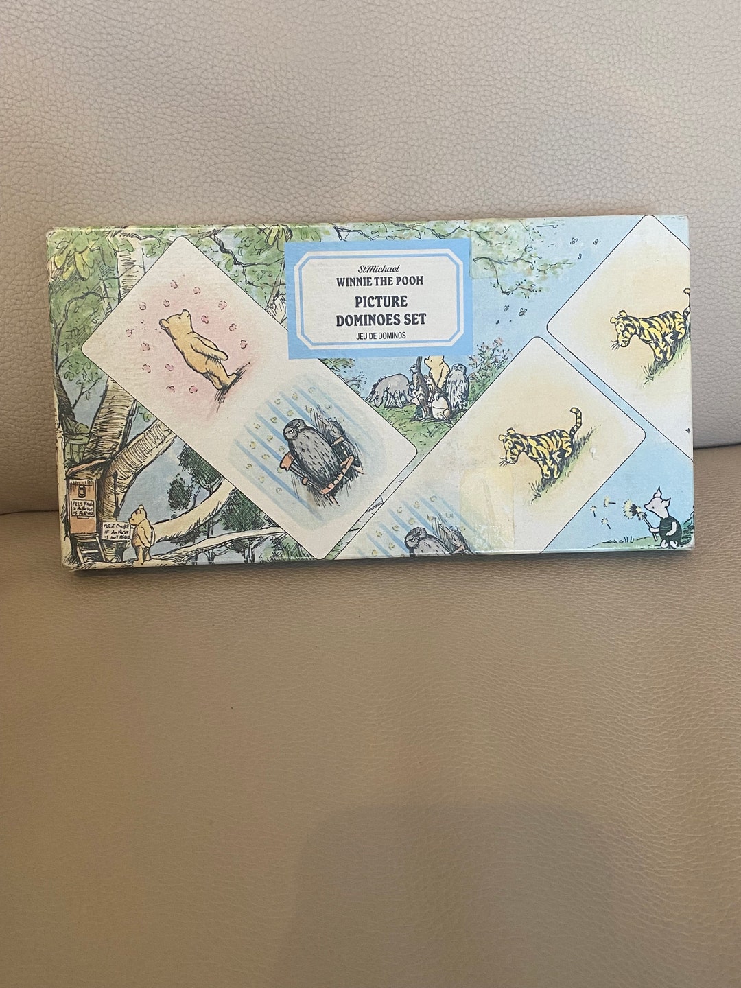 Rare 1970s St Michael Winnie the Pooh Picture Dominoes Set Memorabilia ...
