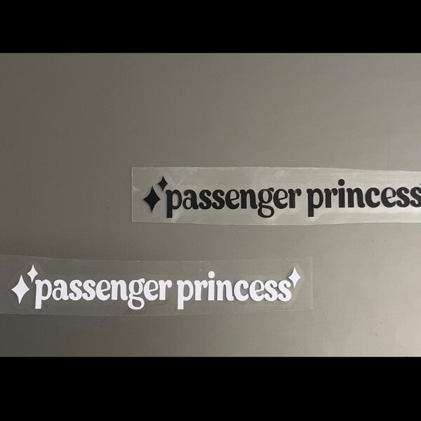 Passenger Princess Decal - Etsy UK