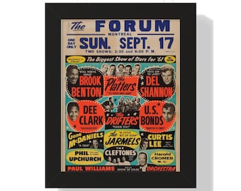 60s Concert Poster - Etsy