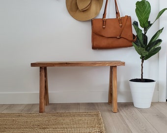 30 Inches Rustic Entryway Bench Modern Entryway Bench Bench - Etsy