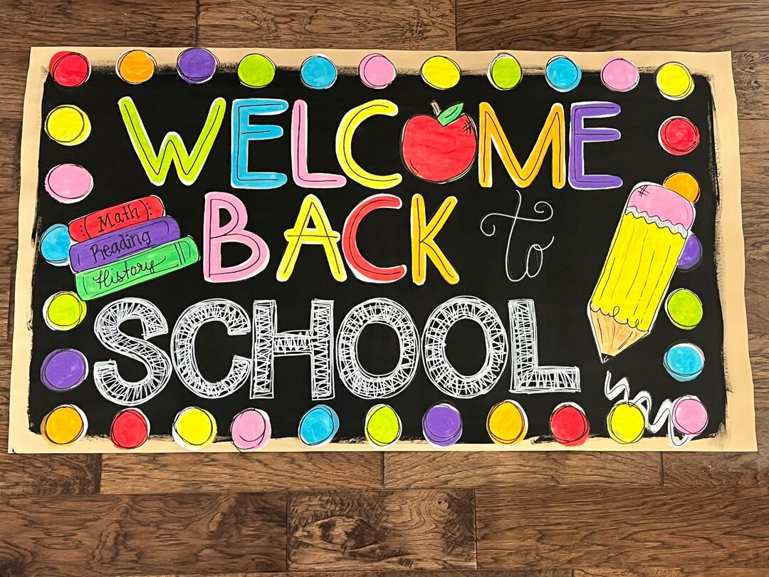 Custom Back to School Banners - Etsy