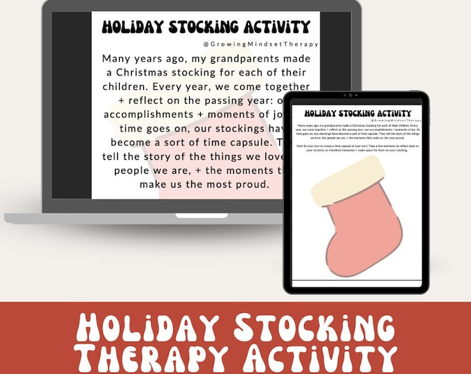 Christmas Holiday Therapy Activity - Etsy