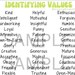Identifying Values Therapy Worksheet - Etsy