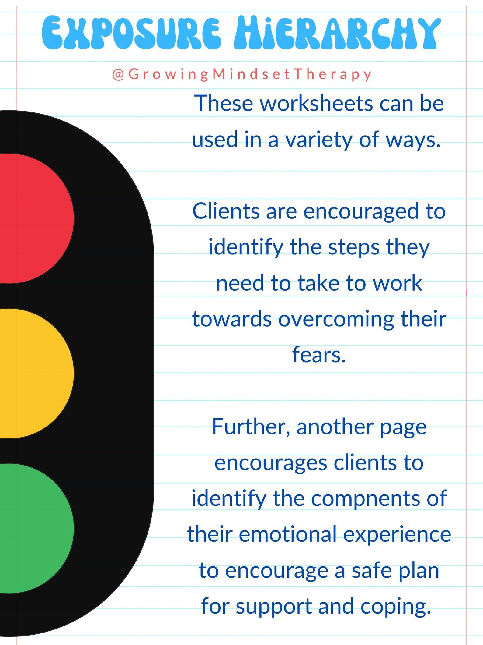 Exposure Therapy Hierarchy - Etsy