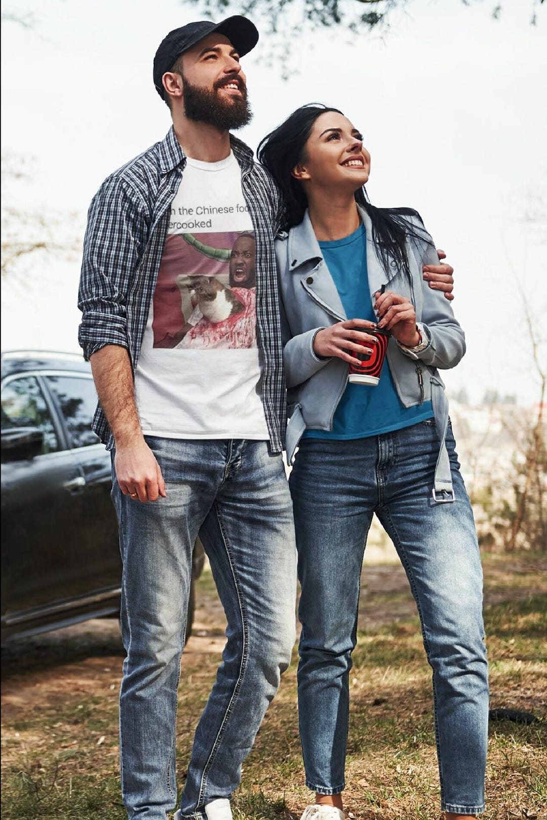 Undercooked Chinese Food Horror Meme Unisex Tee, Funny Foodie T-shirt ...