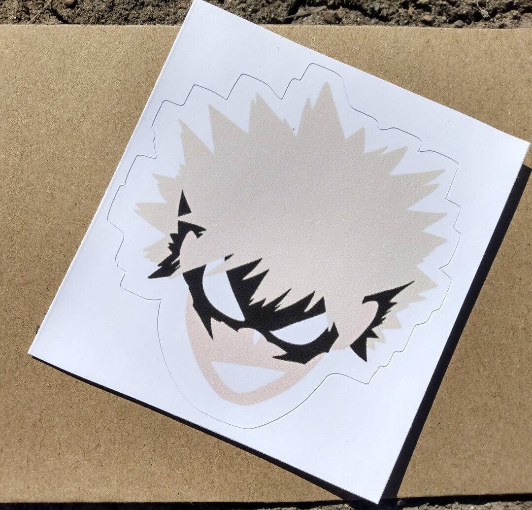 Bakugou Masked Hero Sticker - Etsy