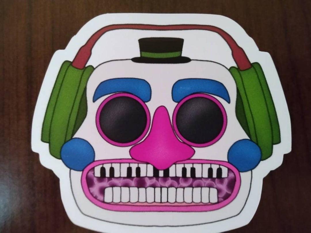 DJ Music Man Matte Sticker -FNAF - Etsy