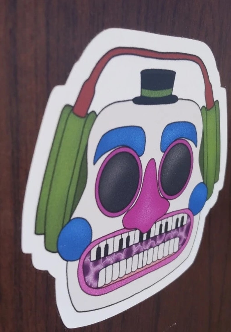 DJ Music Man Matte Sticker FNAF - Etsy