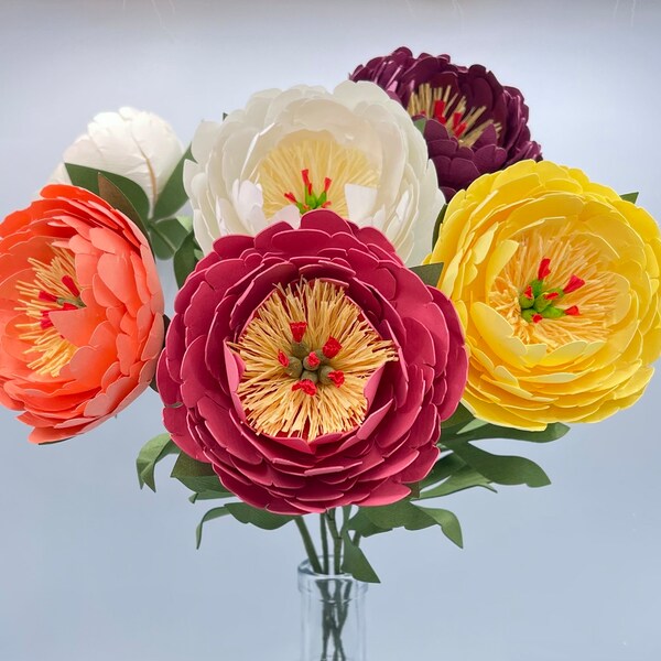 Cardstock Flower - Etsy