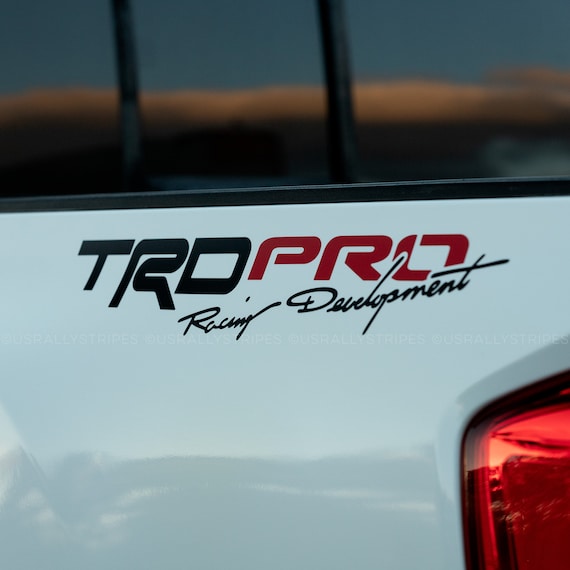 TRD PRO Racing Development Die-cut Decal for Toyota Tacoma | Etsy