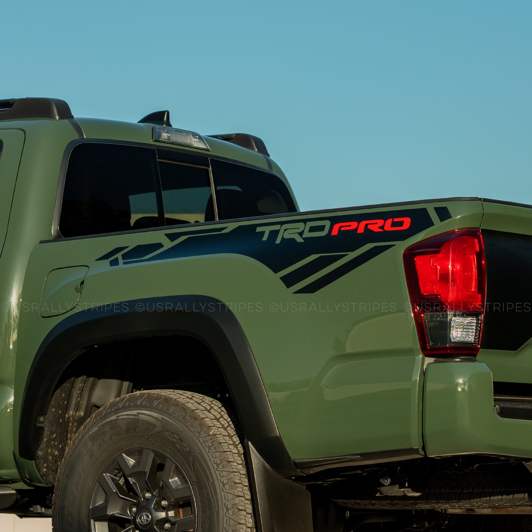 TRD PRO Bedside Vinyl Decal Fits 2016-2022 Toyota Tacoma 3rd Gen - Etsy