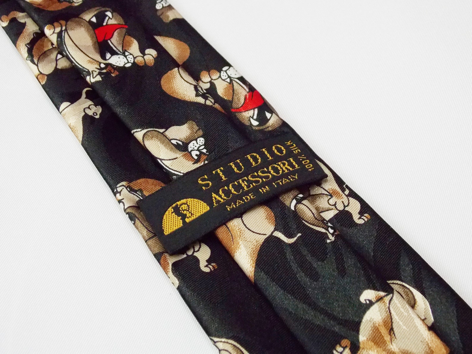 Warner Bros Vintage 100% Silk Tie, Fun Gift for Him, Warner Bros Men ...