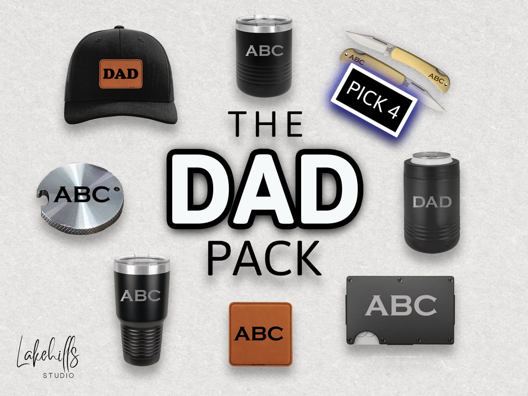 The Dad Pack - Pick 4 Awesome Gift Items for Dad! - Etsy