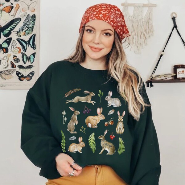 Rabbit Sweater - Etsy