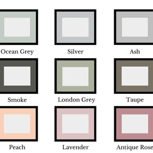 Custom Multiple Opening Single Mat Matboard for Picture and Certificate ...