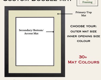 Custom Single Mat Matboard for Picture and Certificate Framing - Etsy