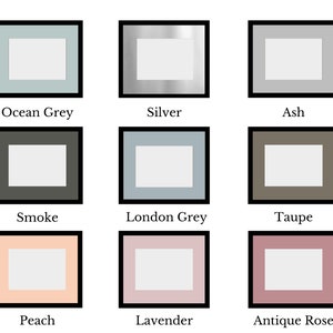 Custom Single Mat Matboard for Picture and Certificate Framing - Etsy