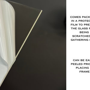 Acrylic Plexiglass for Picture Framing (clear & Non-glare) - Etsy