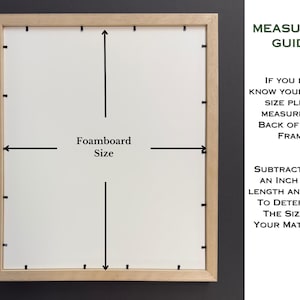 Acid-free Foamboard Backing for Picture Frames - Etsy