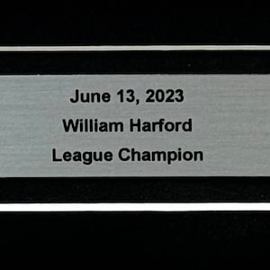 Custom Nameplate/plaque for Picture Framing (matboard Sold Separately ...