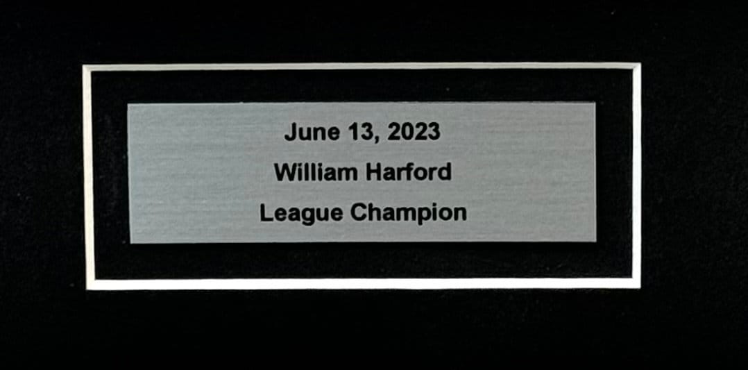 Custom Nameplate/plaque for Picture Framing (matboard Sold Separately ...