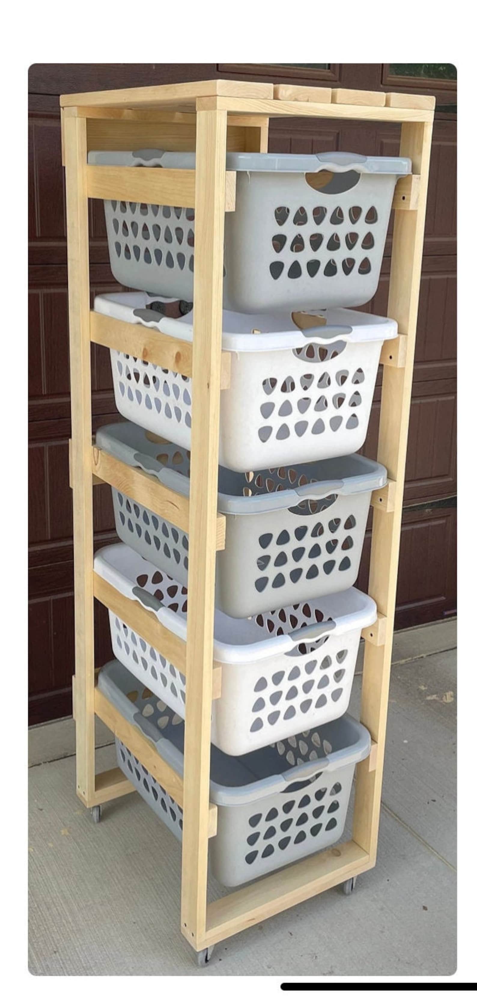 5 High Laundry Basket Tower. - Etsy Canada