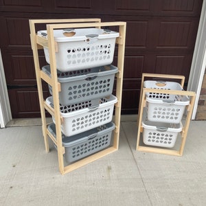 Laundry Basket Tower - Etsy